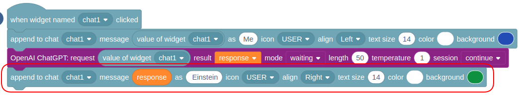 ChatGPT AI: Chat with Einstein (Difficulty: 3) | CreatiCode Scratch